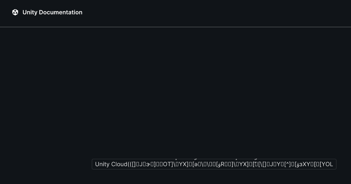 Set Up Notifications • Unity Cloud • Unity Docs