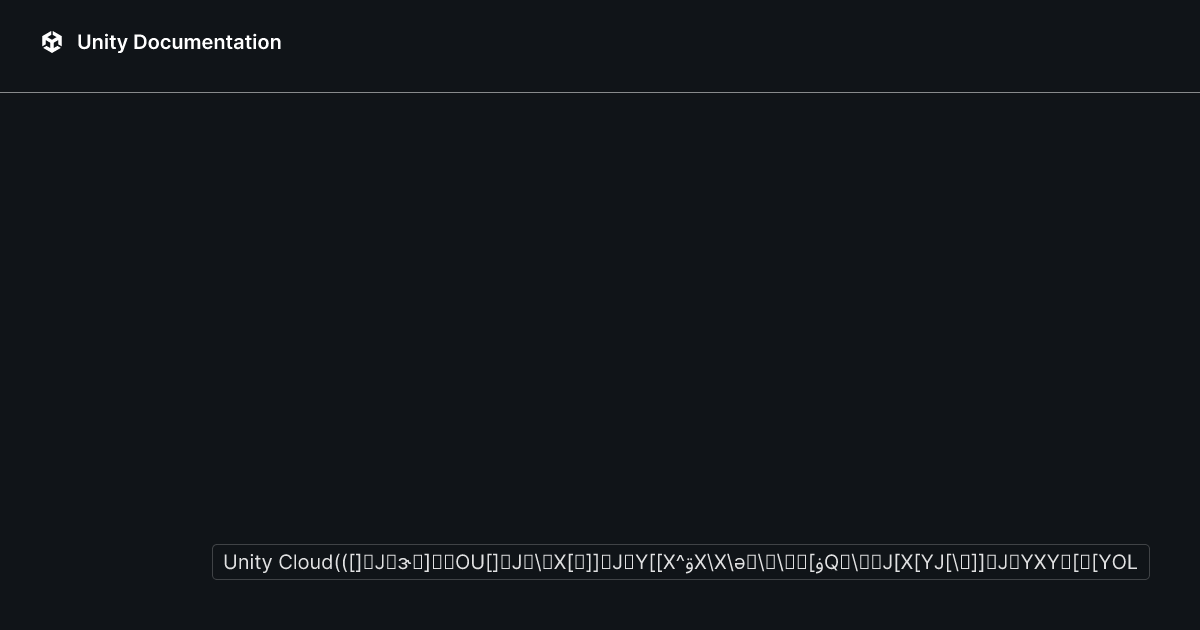 Unity Virtual Private Cloud In Amazon Web Services • Unity Cloud • Unity Docs