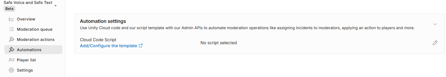 Moderation automations